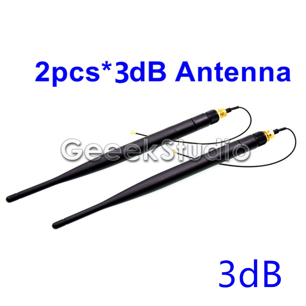 2pcs 3dB WiFi 안테나 2.4G 무선 WIFI 모듈 SMA 안테나 스틱 BPI M2 Ultra/M1 + plus/M64 ...
