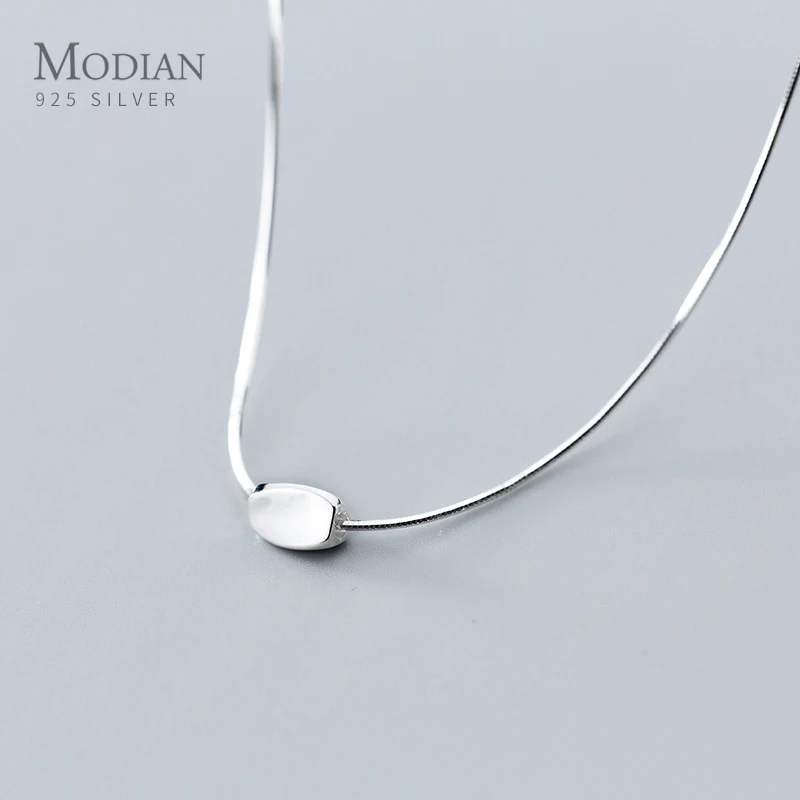 Modian-New-Classic-Irregular-Square-925-Sterling-Silver-Simple-Pendant ...