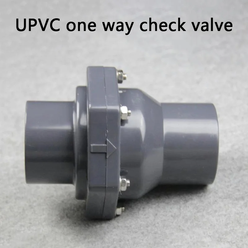 UPVC Non-return Flap Valve One-way Valve Plastic Flap Check Valve 50MM ...
