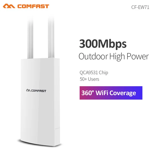 Comfast AC1200 Outdoor Access Point High Power 2.4G 5GHz Gigabit Router ...