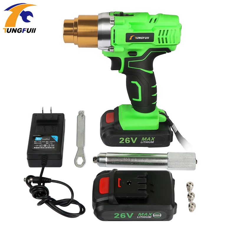Riveter Gun 26v 3000mAh Portable Cordless Rechargeable Riveting Tool ...
