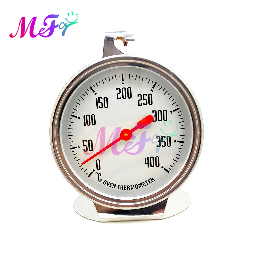 0-400 Celsius Stainless Steel Oven Thermometer Mini Dial Stand Up ...