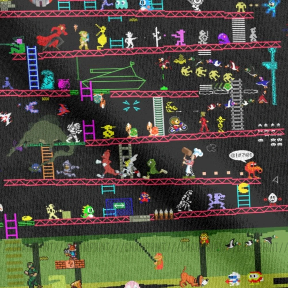 Classic Video Game Collage