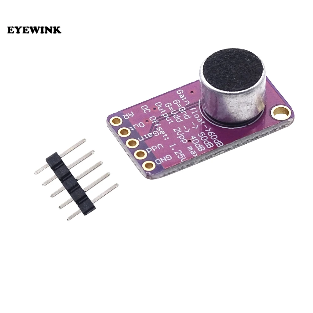 MAX9814-Microphone-AGC-Amplifier-Board-Module-Auto-Gain-Control ...