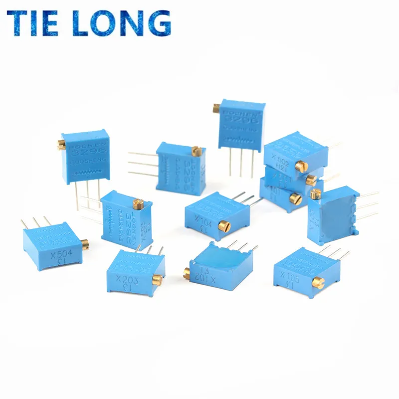 10 pçs 3296 3296x série resistanceohm trimpot trimpot potenciômetro 1k ...