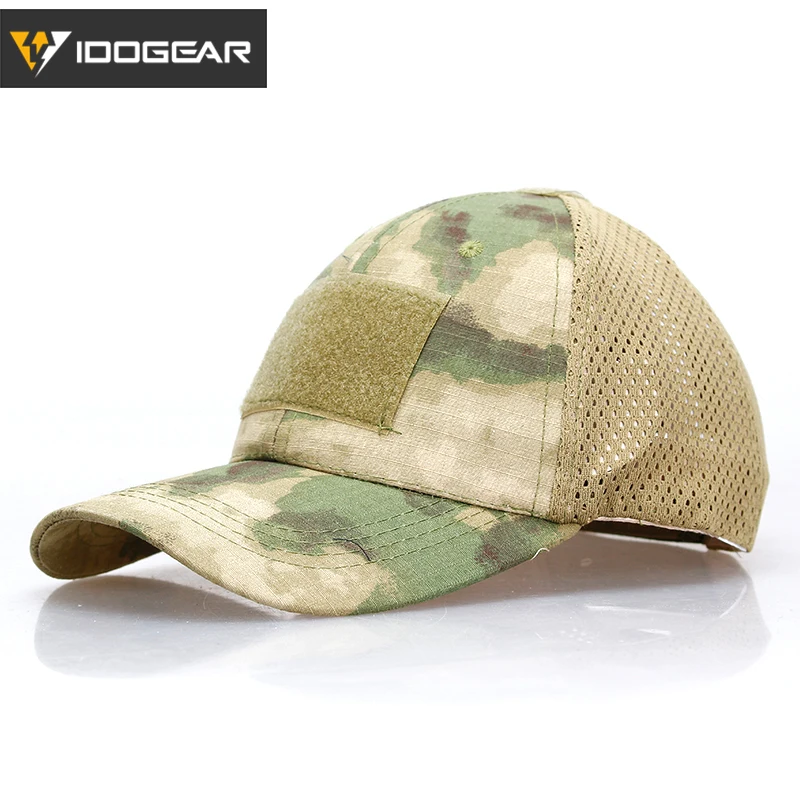 IDOGEAR Baseball Cap Airsoft Mesh Dad Sun Hats Headwear Camo Hunting ...