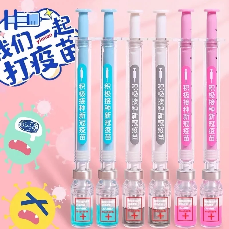 Cartoon-Needle-Syringe-Vaccine-Shaped-Neutral-Pen-Kawaii-School ...