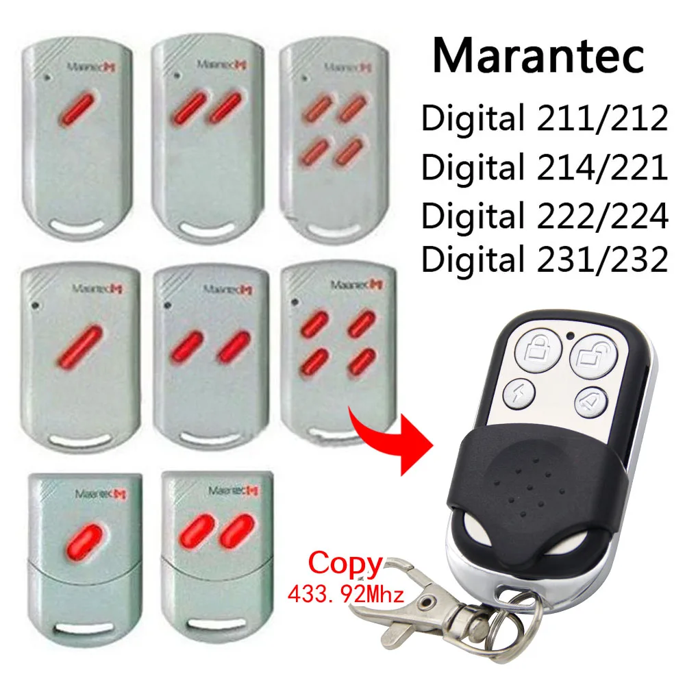 Marantec-Digital-433-92mhz-Remote-Control-Copy-Garage-Door-Marantec ...