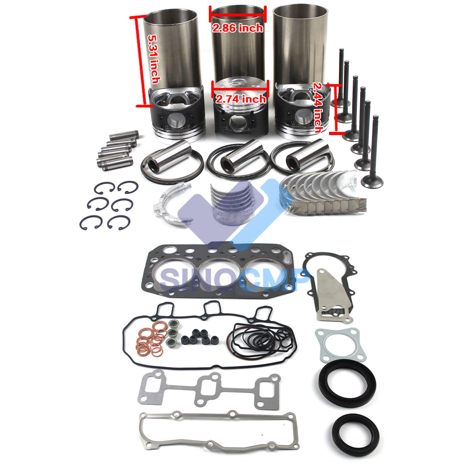 Kit-de-reconstrucci-n-de-reacondicionamiento-3TNV70-para-motor-VIO15-3 ...