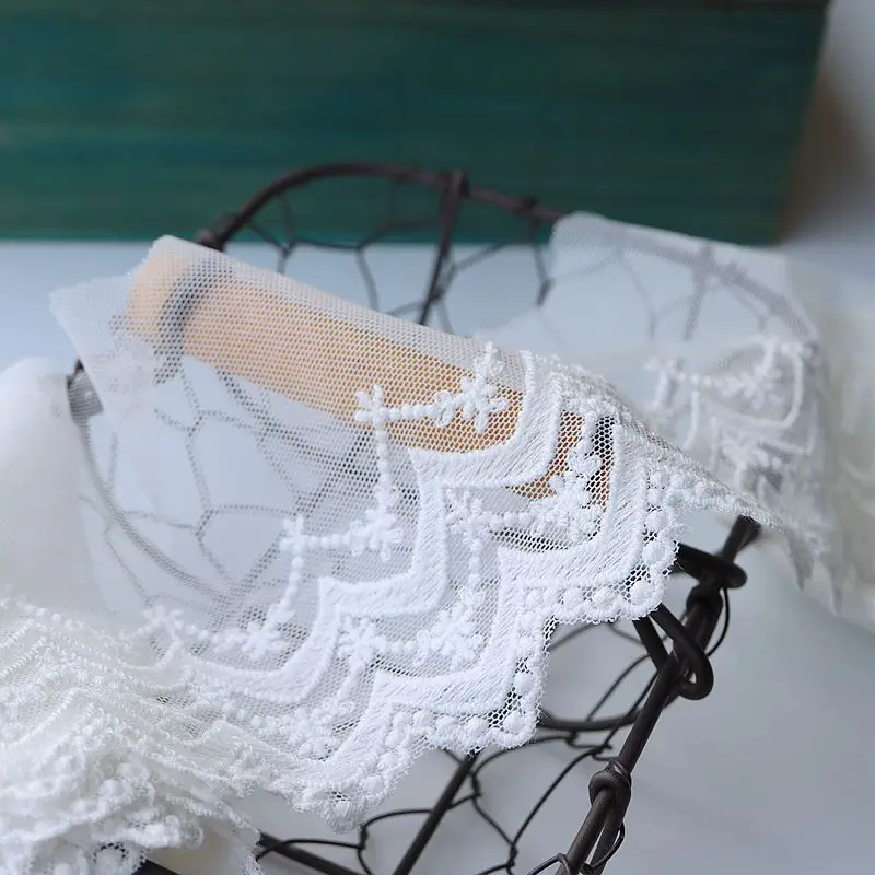 Embroidery-Mesh-Lace-Trim-Handmade-DIY-Garment-Needlework-Sewing ...