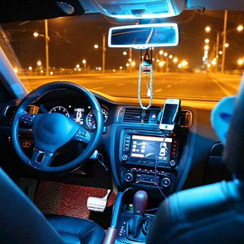 The Car Roof Lamp Led Reading Lamp Car Lamp Bulb Trunk Light Blue ...