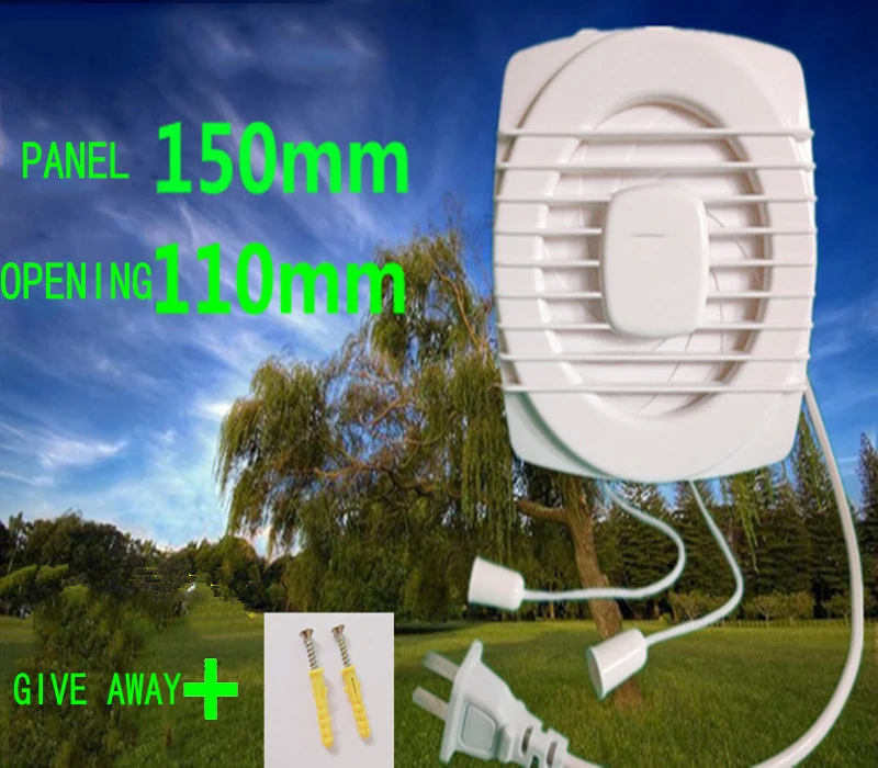 4-inch-220V-15W-Household-Silent-Extractor-Exhaust-Fan-Hotel-Glass ...