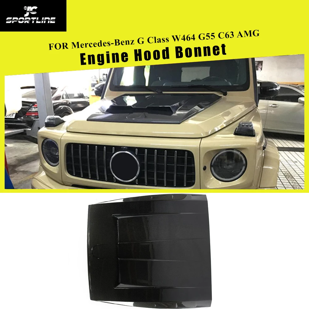 Engine Hood Bonnet Scoop G Wagon Carbon Fiber For Mercedes-benz G Class ...