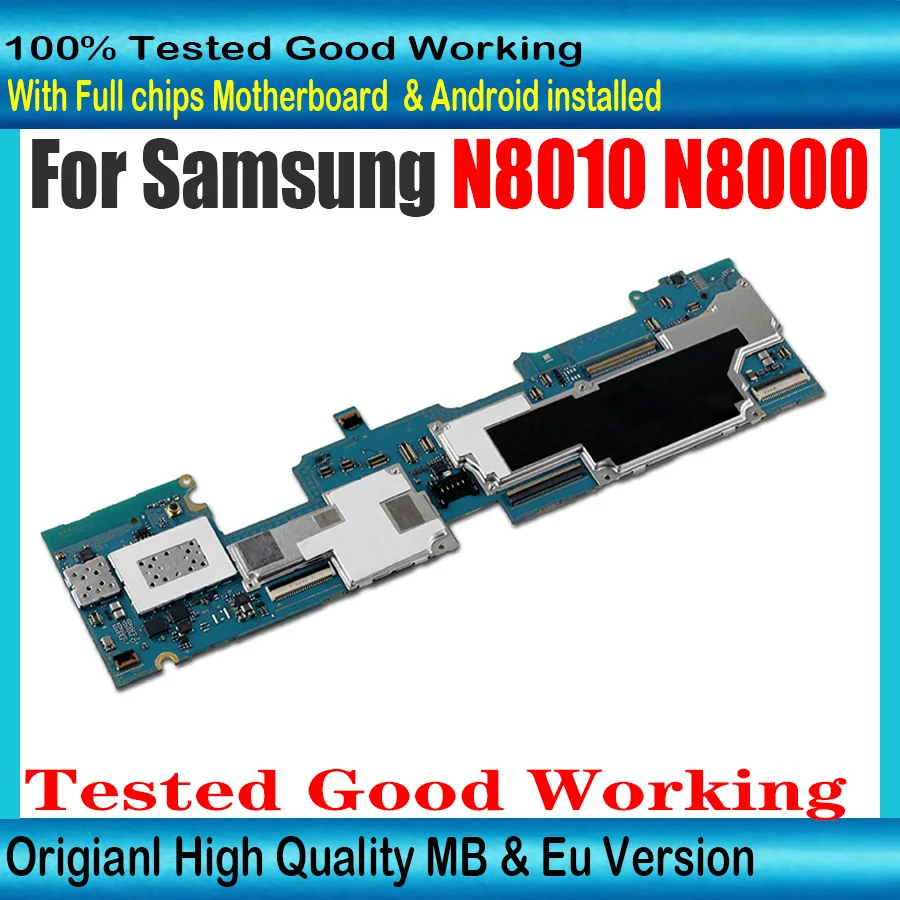 100% Original Unlocked Motherboard For Samsung Galaxy Note 10.1 N8010 ...
