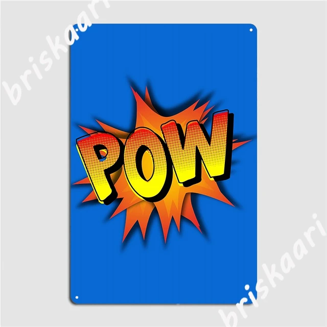 Comic Signs Pow Print