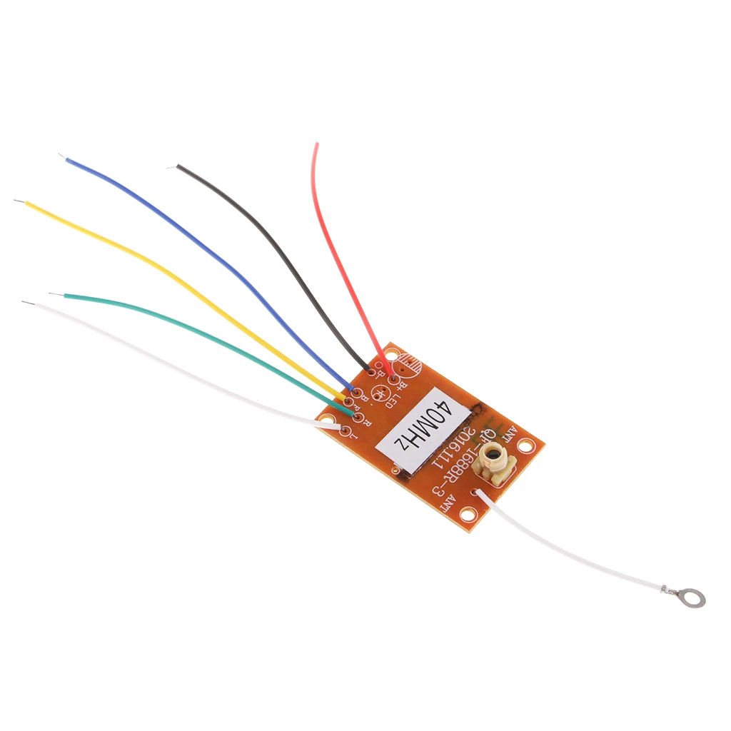 4ch Rc Remote Control 40mhz Circuit Pcb Transmitter & Receiver Board ...