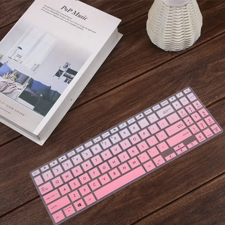Silicone Laptop Keyboard protector skin Cover For ASUS Zenbook Flip 15 ...