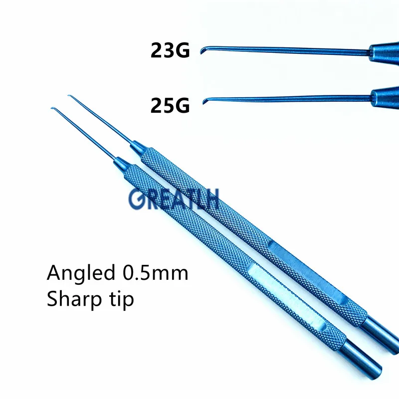 Ophthalmic Goniotomy knife Blades Angled 23G Titanium 25G Ophthalmic ...