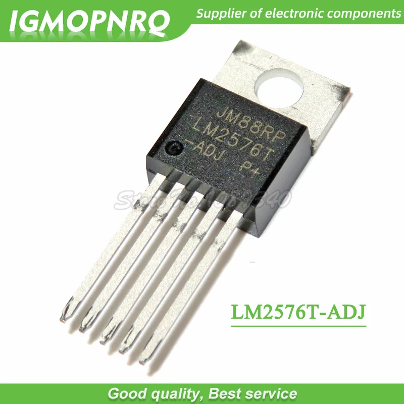 10pcs LM2576T ADJ LM2576 LM2576T TO 220 5 Voltage Regulators Switching Regulators 3A STEP DOWN ...