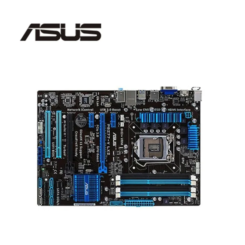 For ASUS P8Z77 V LX2 Computer Motherboard LGA 1155 DDR3 For Intel Z77 P8Z77 Desktop Mainboard ...