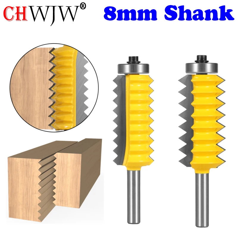 8mm-Shank-Raised-panel-V-joint-Bits-Finger-Joint-Glue-Milling-Cutter ...