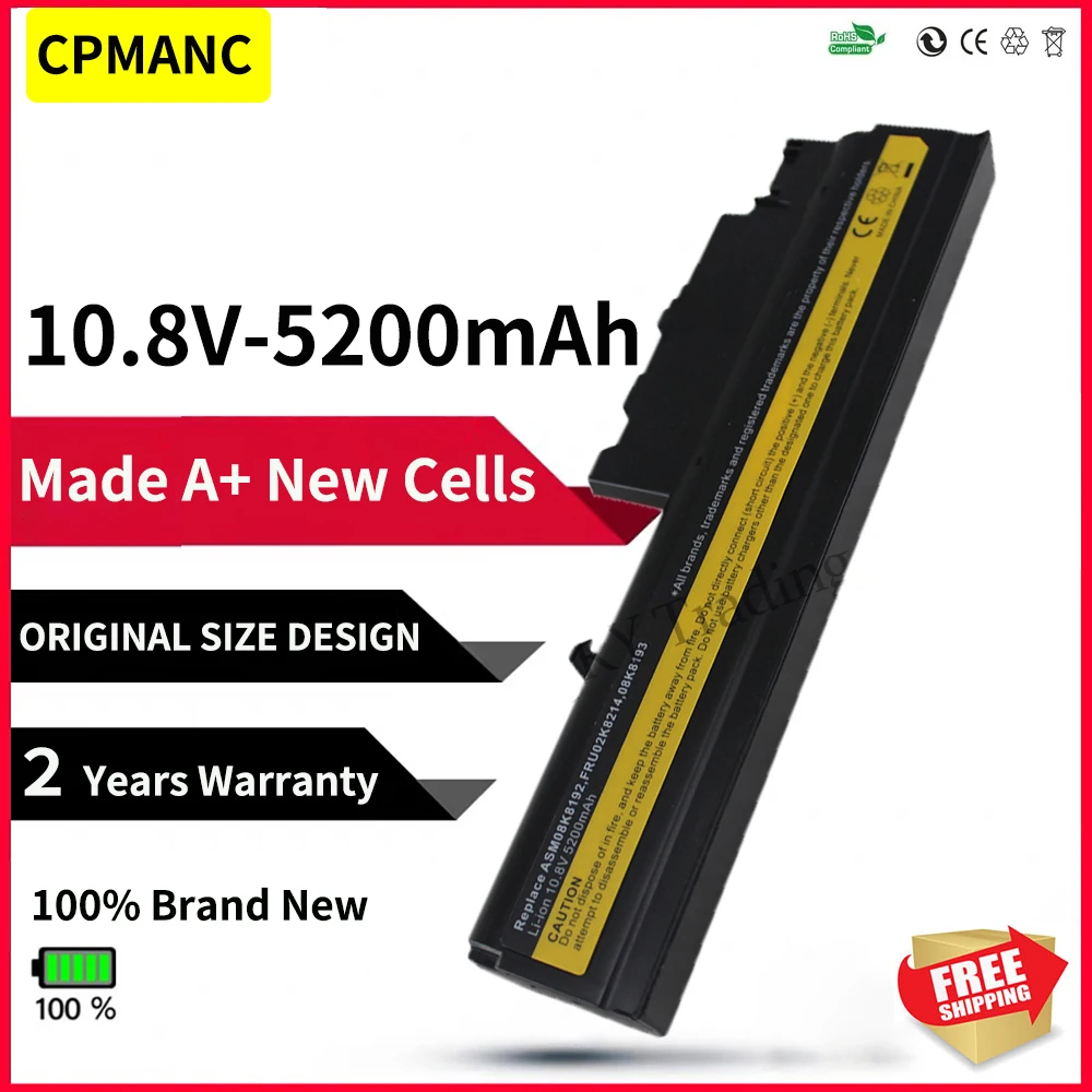 CPMANC 5200mAh 6 Cell Replacement Laptop Battery for IBM ThinkPad R50 ...