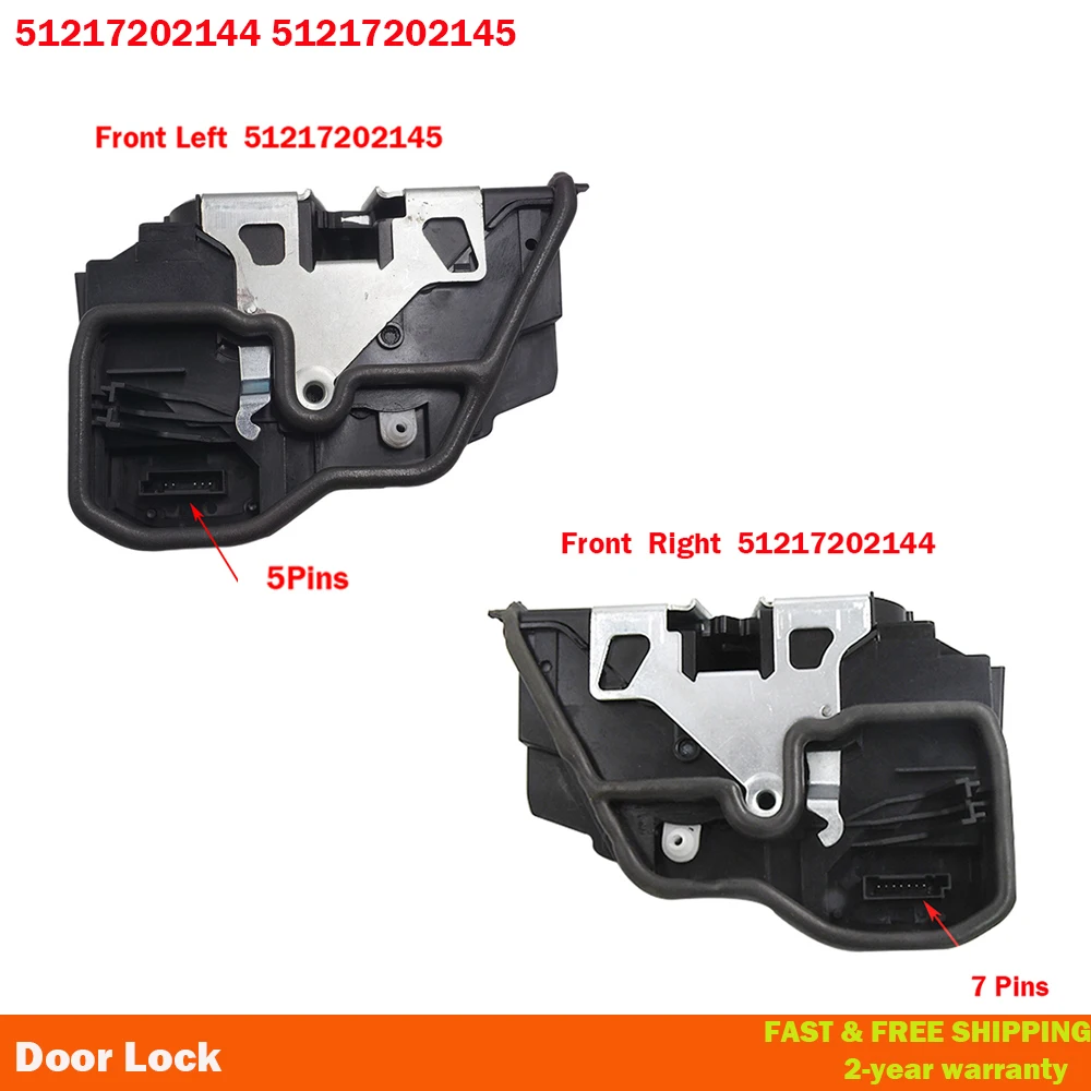 51217202144 51217202145 RHD Door Lock Actuator Front Left Right For BMW ...