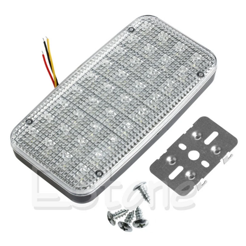 12v 36 Led Car Vehicle Vans Truck Dome Roof Ceiling Light Lamp White ...