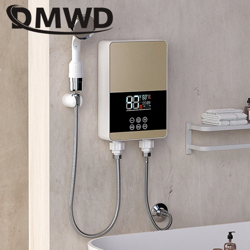 Remote Instantaneous Tankless Electric Hot Water Heater Kitchen Instant ...