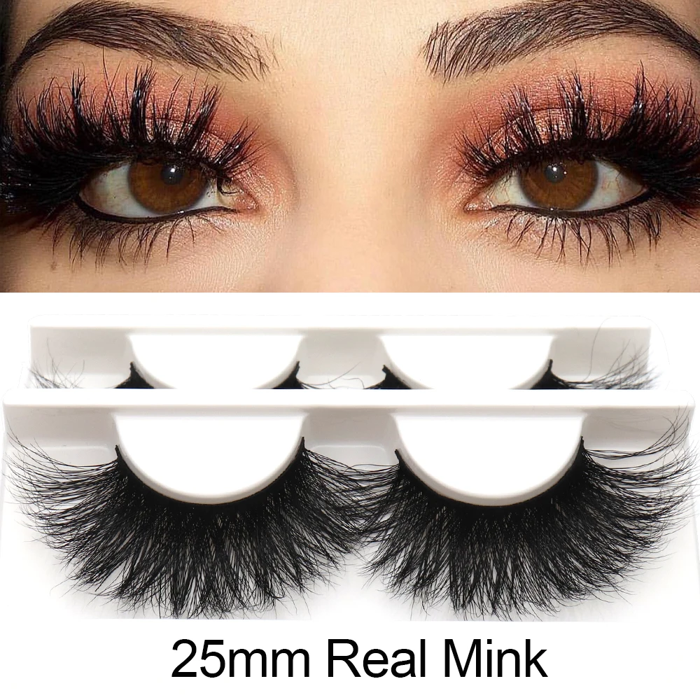 Thick High Volume Hotselling 25mm Dramatic Long Siberian Eyelashes 3D ...