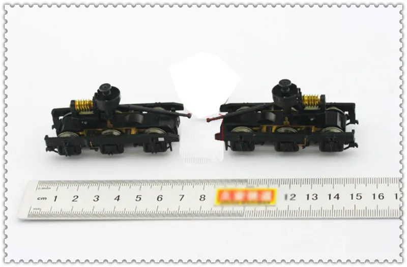 2-PCS-1-87-HO-Scale-Train-Model-Black-Simulation-Plastic-Bogie-Assembly ...
