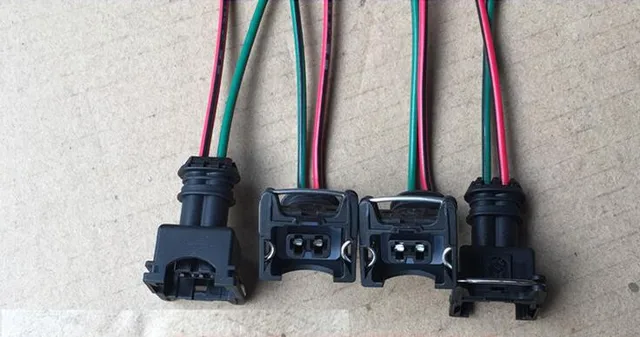 DENSO Fuel Injectors Fuel Injectors Set Of 4 Fuel Injector Connector ...