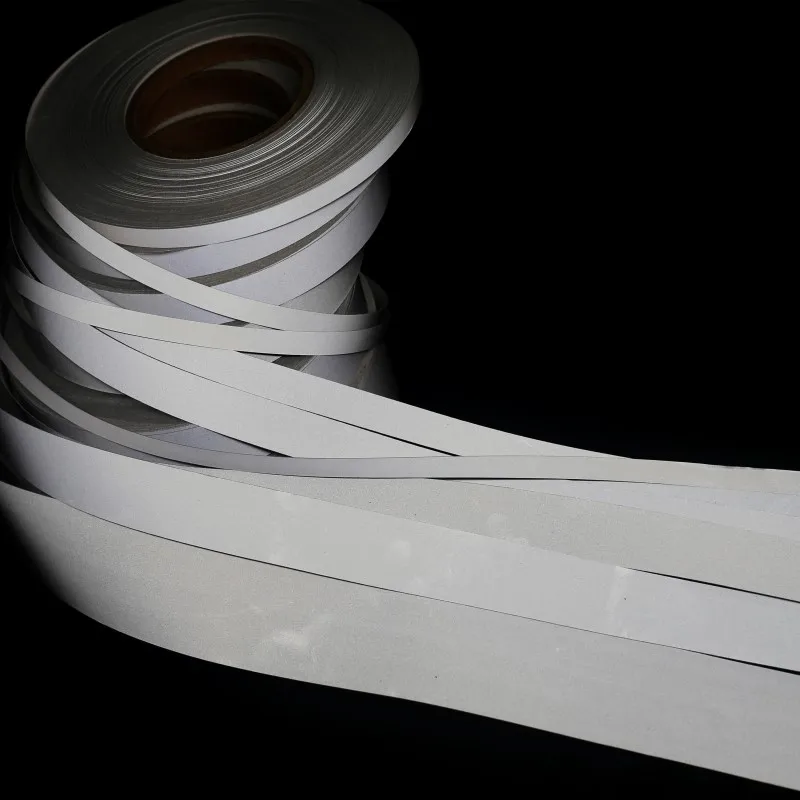 BOBINE DE RUBAN,silver 5cm--Sangle auto adhésive réfléchissante ...