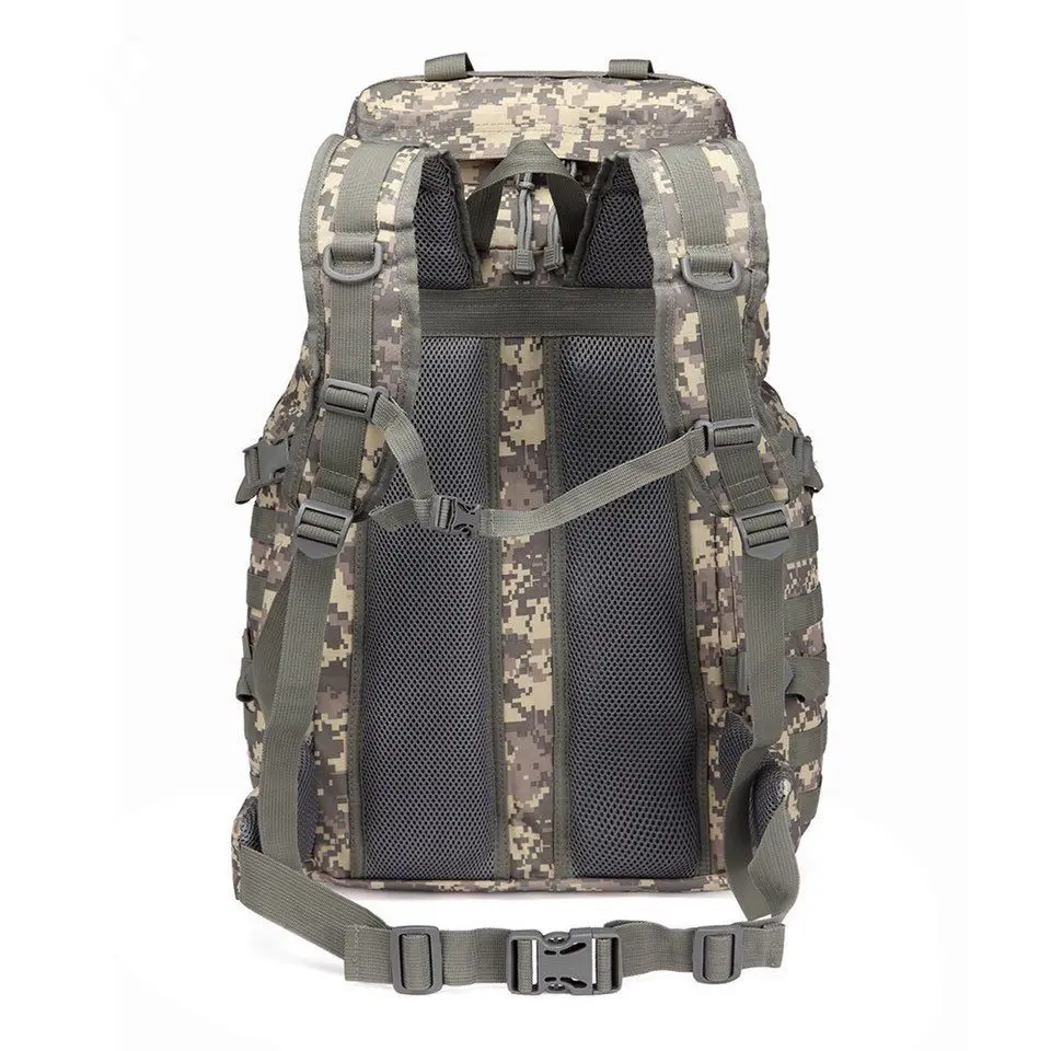 2021 60L Tactical Molle Backpack Army Outdoor Bag Rucksack Men Camping ...