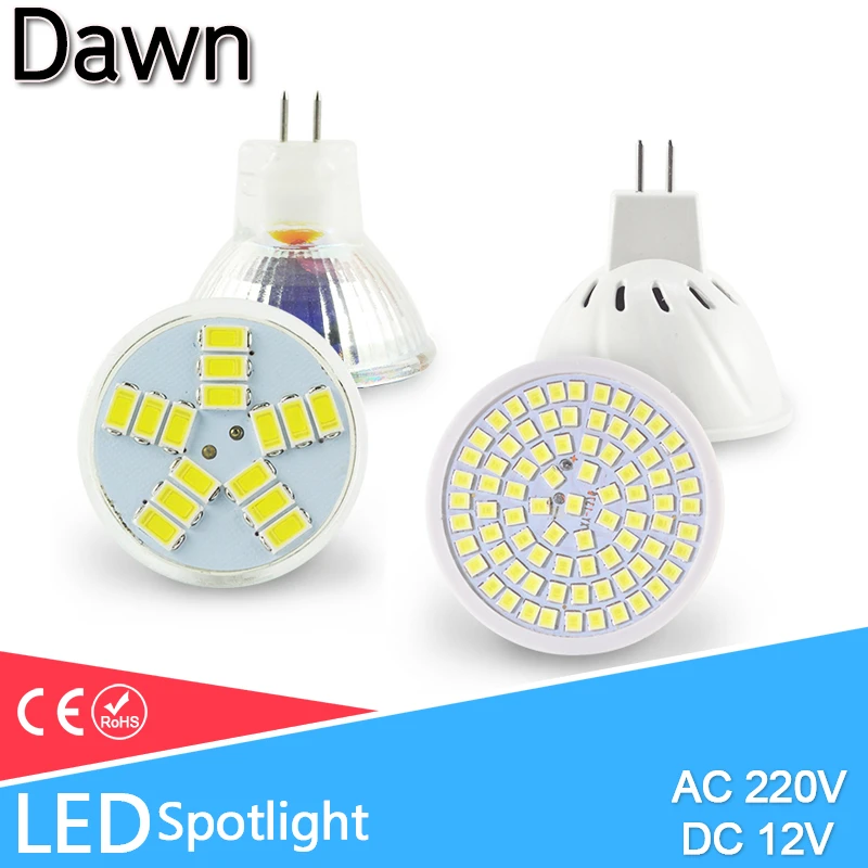 Mr16 Led 12v Mr11 Spotlight 220v 6w Smd 2835 Bulb Led Lampada Spot ...