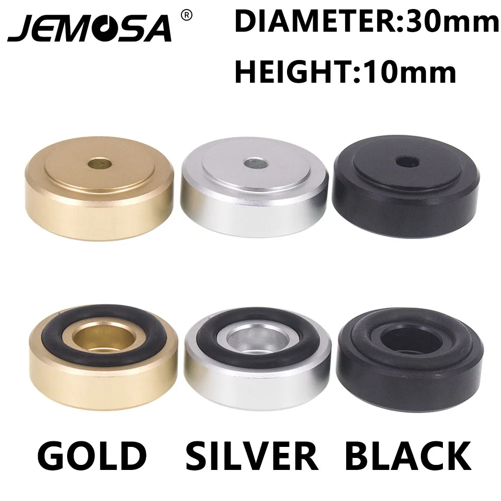 4PCS-30-10mm-Aluminum-Amplifier-Feet-Shock-Absorber-Amplifier-Rubber ...
