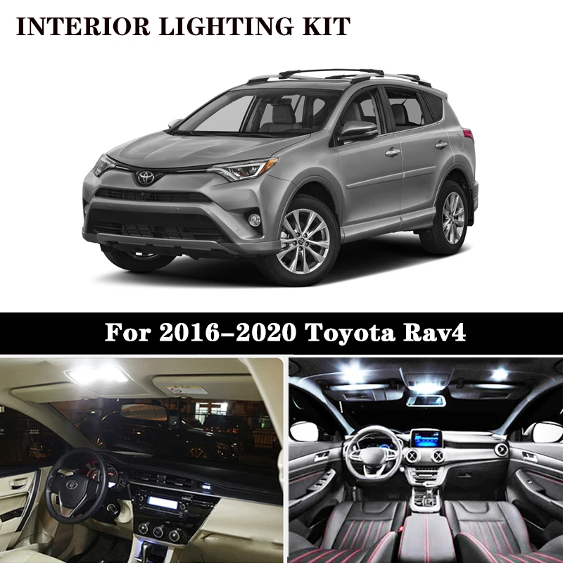 11Pcs White Canbus led Car interior lights Package Kit for 2006 - 2016 ...