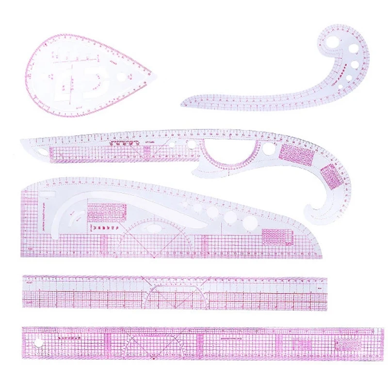 Set Sewing Rulers Curves Set | Sewing Tools Accessories | Dressmaking ...