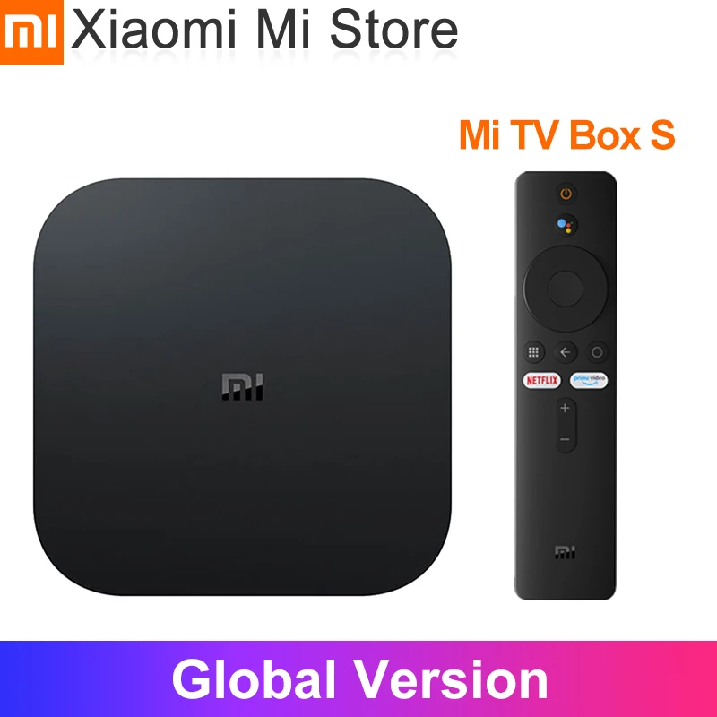 Original Global Version Xiaomi Mi Box S Android 8.1 4 K Quad Core Smart ...