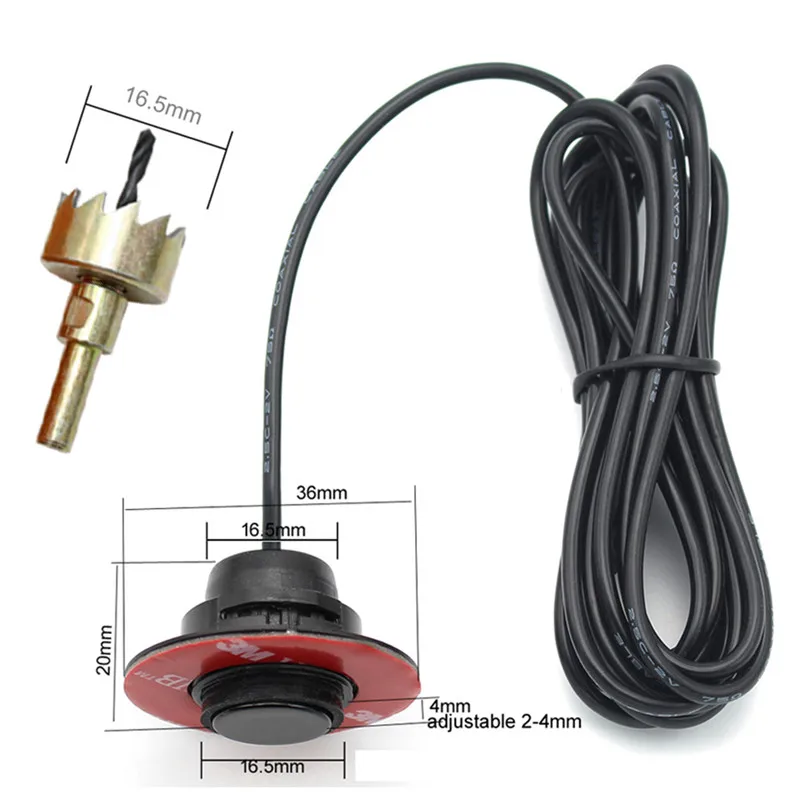 Car-LED-Parking-Sensor-Kit-4-Sensors-Reverse-Radar-For-Jaguar-XF-XJ-XJS ...