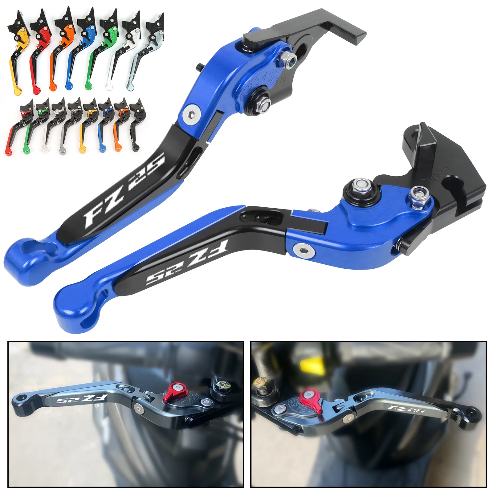 Motorcycle-Accessories-Folding-Extendable-Brake-Clutch-Levers-Handlebar ...