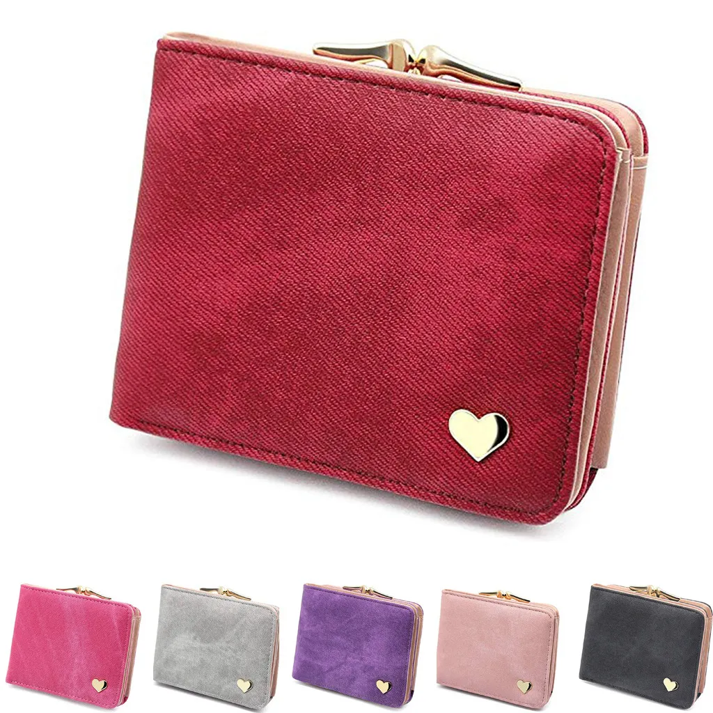 Monedero de moda para mujer, Monedero de estilo corto para estudiante ...