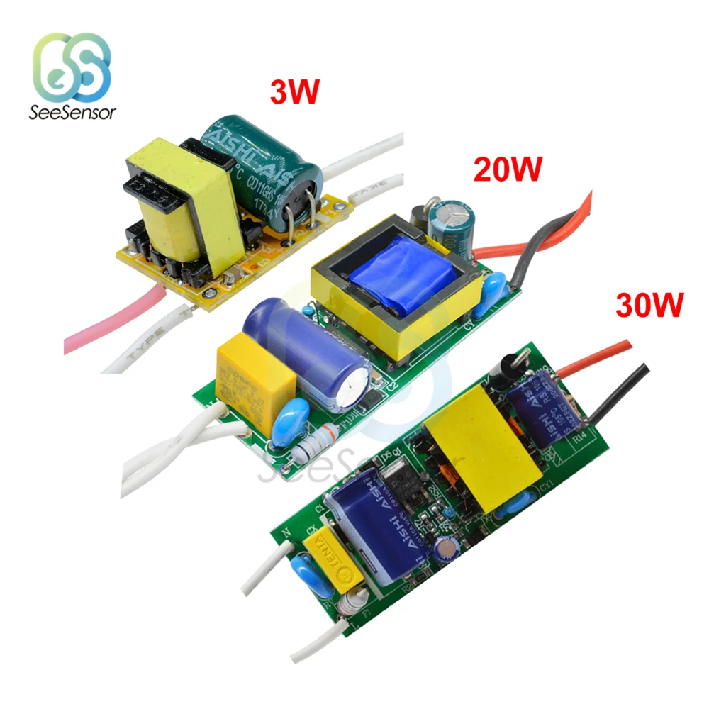 LED-Driver-3W-20W-30W-100mA-600mA-900mA-LED-Power-Supply-Unit-Lighting ...