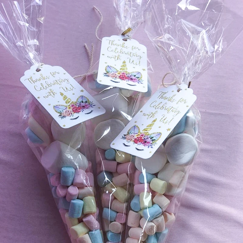 DIY-candy-bag-Unicorn-triangle-shaped-Treat-kids-or-guests-Gift-bag ...