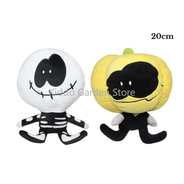 Friday Night Funkin Boyfriend Plush Toy Lemon Demon Monster Skid and ...