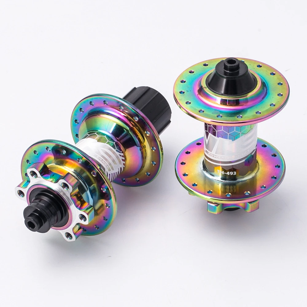 32H-Rainbow-MTB-Hub-Bicycle-Disc-Brake-4-Bearing-6-Pawls-72-Click-Hubs ...