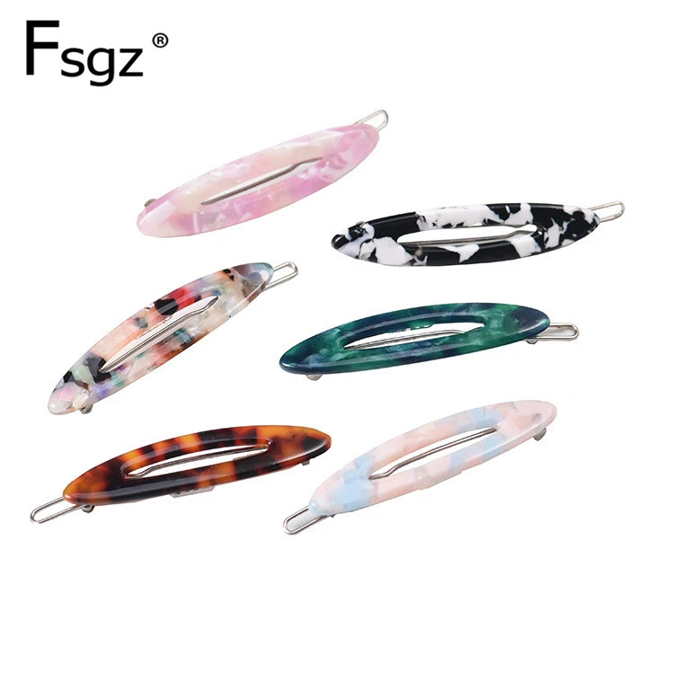 Womens Acetate Hair Accessory | Elegant Geometric Hair Clips | Hair ...