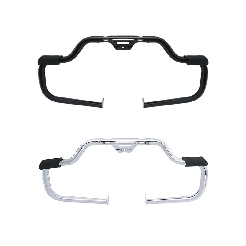 Motorcycle Mustache Engine Guard Bar Kit For Harley Softail Deluxe ...