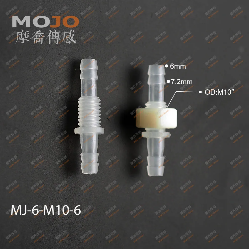 2020 (10 pcs/lotes) MJ 6 M10 6 em linha reta através da junção 6mm para ...