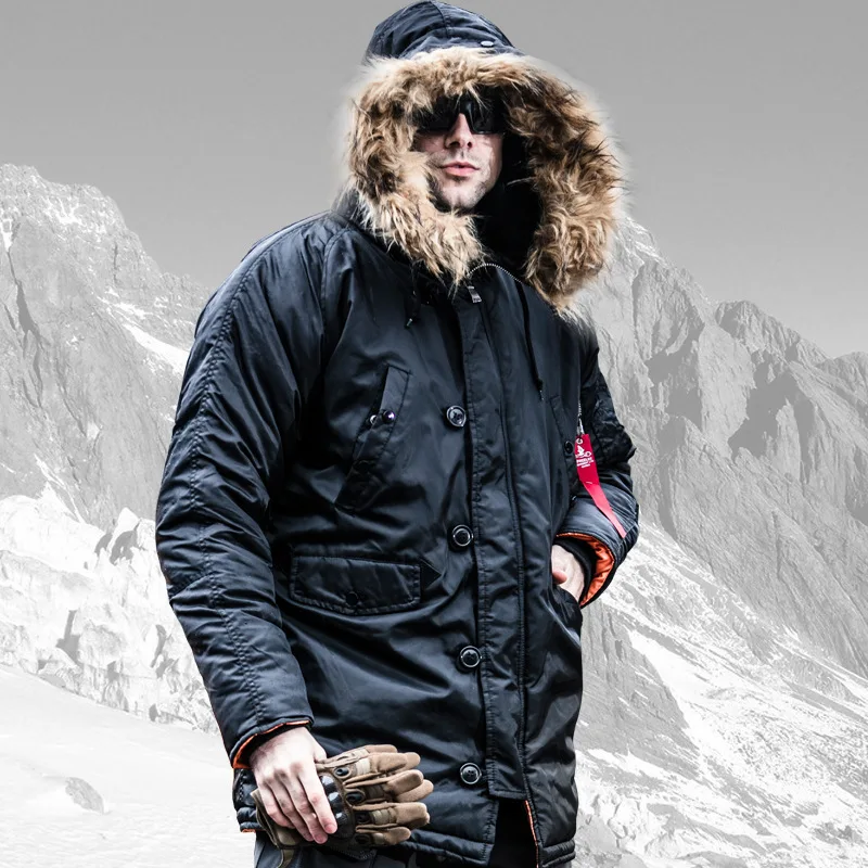 Cold-proof-Cotton-Army-Overcoat-for-Men-Tactical-Fighting-Even-Hat ...